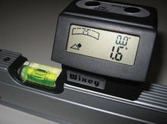 Wixey digital gauge has a built-in level | Woodshop News Magazine