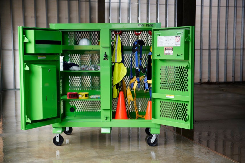 Knaack presents Safety Kage Cabinet | Woodshop News Magazine