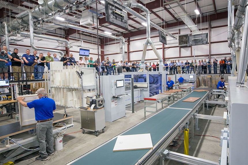 Full house for Stiles’ manufacturing seminar | Woodshop News Magazine