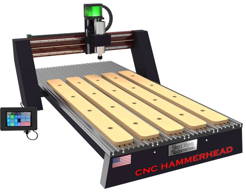 Next Wave debuts CNC Hammerhead | Woodshop News Magazine
