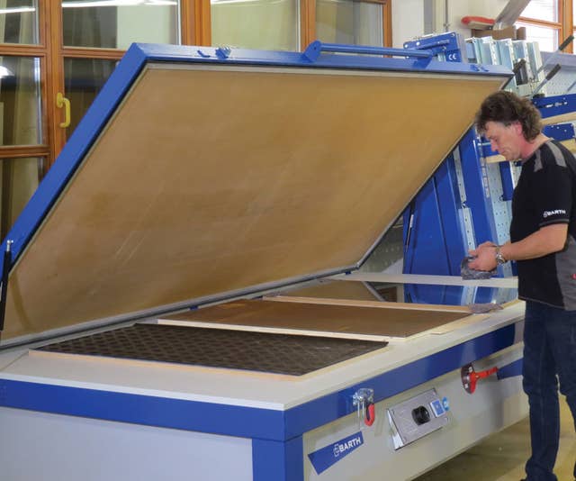 Martin adds Barth Corvus vacuum press line | Woodshop News Magazine