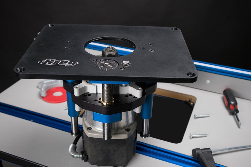 New router table insert from Kreg | Woodshop News Magazine