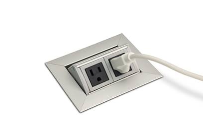 New flip-up outlets from Mockett | Woodshop News Magazine