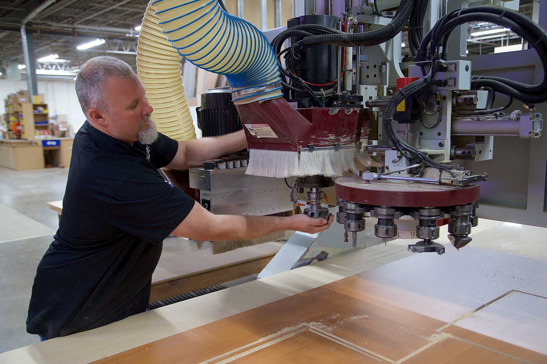 Spindles, aggregate heads open a world of possibilities | Woodshop News ...