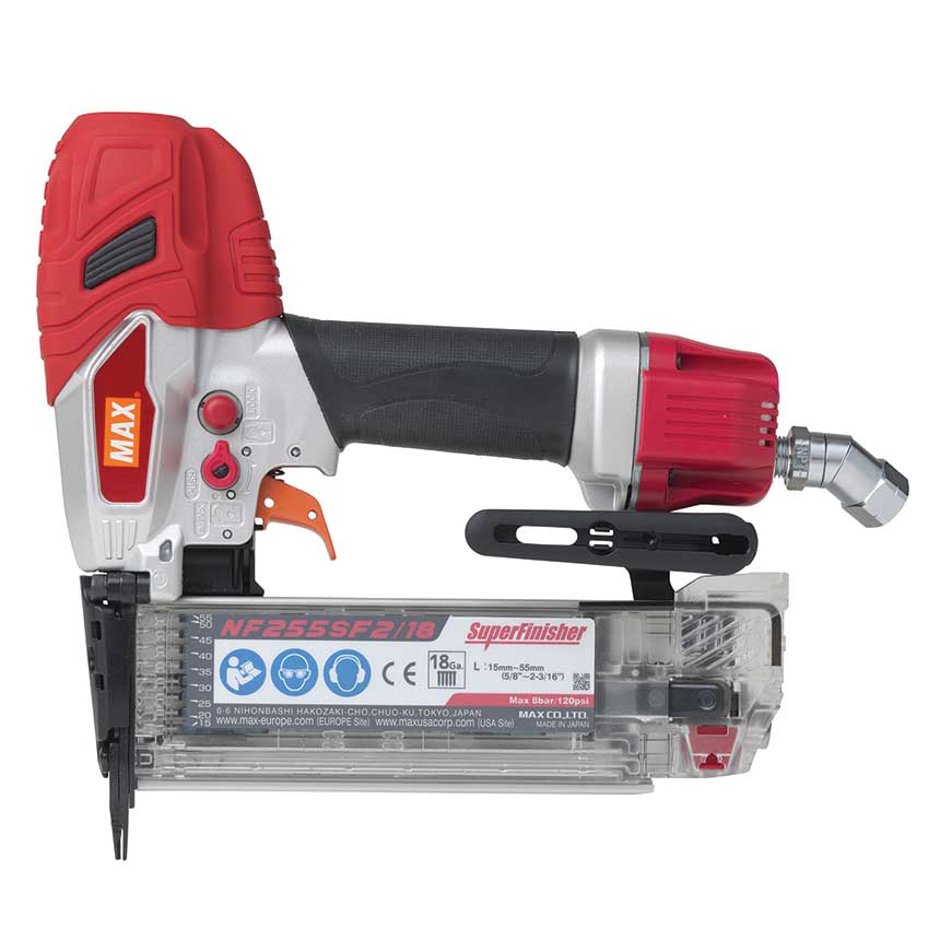 MAX USA announces SuperFinisher 18-gauge brad nailer | Woodshop News ...