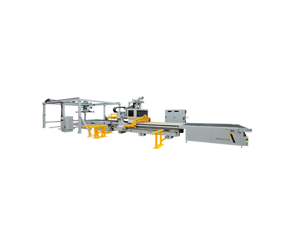 The entire Multi-Bunk Loading System fits | Woodshop News Magazine