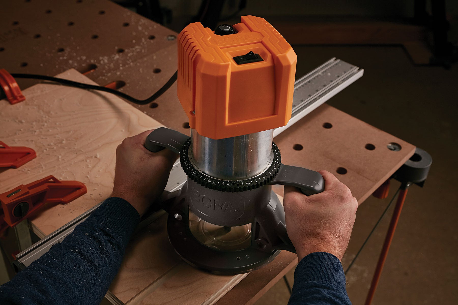 New fixed-base router from Bora Tool | Woodshop News Magazine