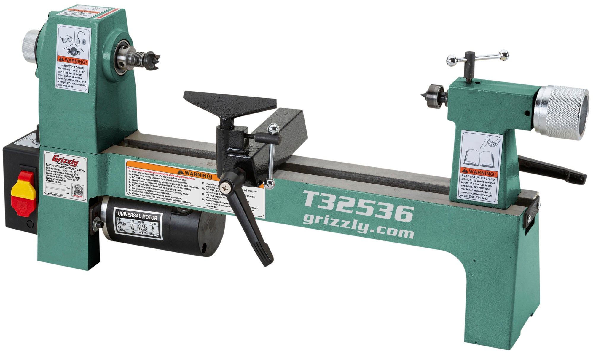New benchtop lathe from Grizzly | Woodshop News Magazine