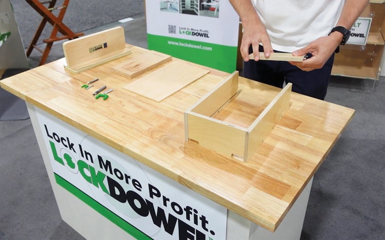 LOCKDOWEL SAVES 40%+ ON ASSEMBLY TIME | Woodshop News Magazine