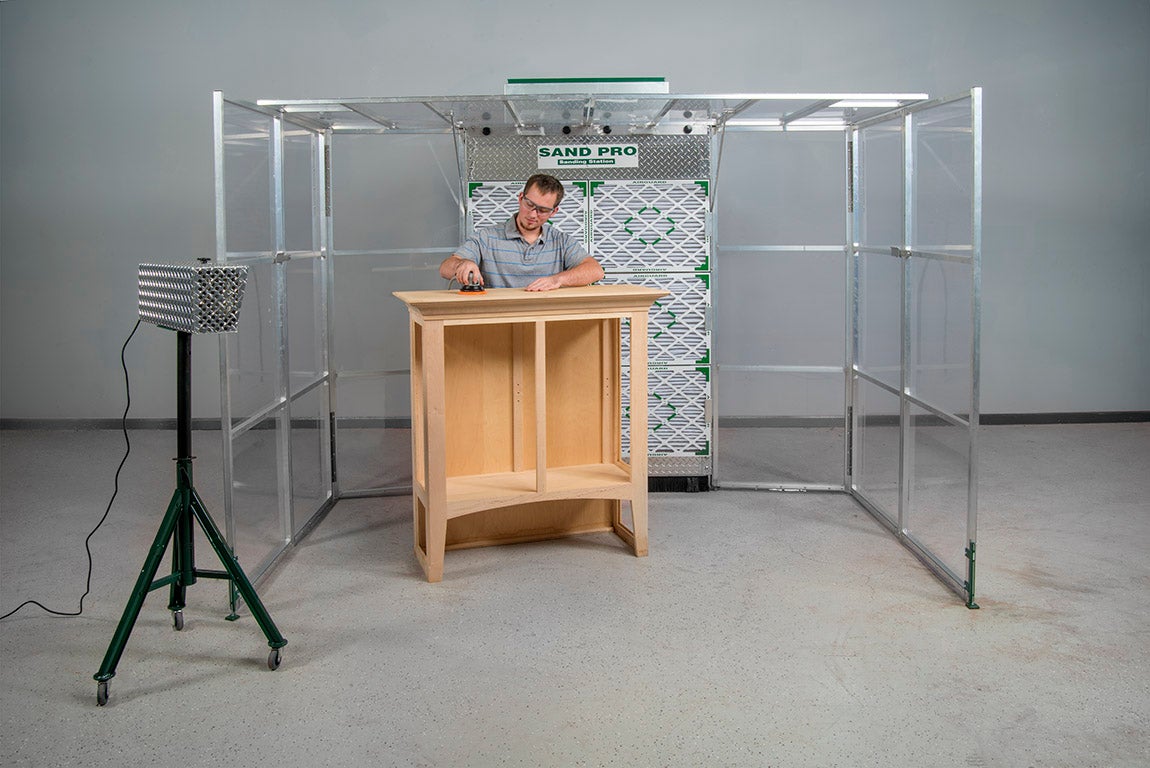 Improve your sanding & finishing by clearing the air! | Woodshop News ...