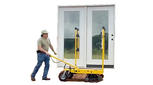 SawTrax Offers Motorized Job Site Shuttle Dolly | Woodshop News Magazine